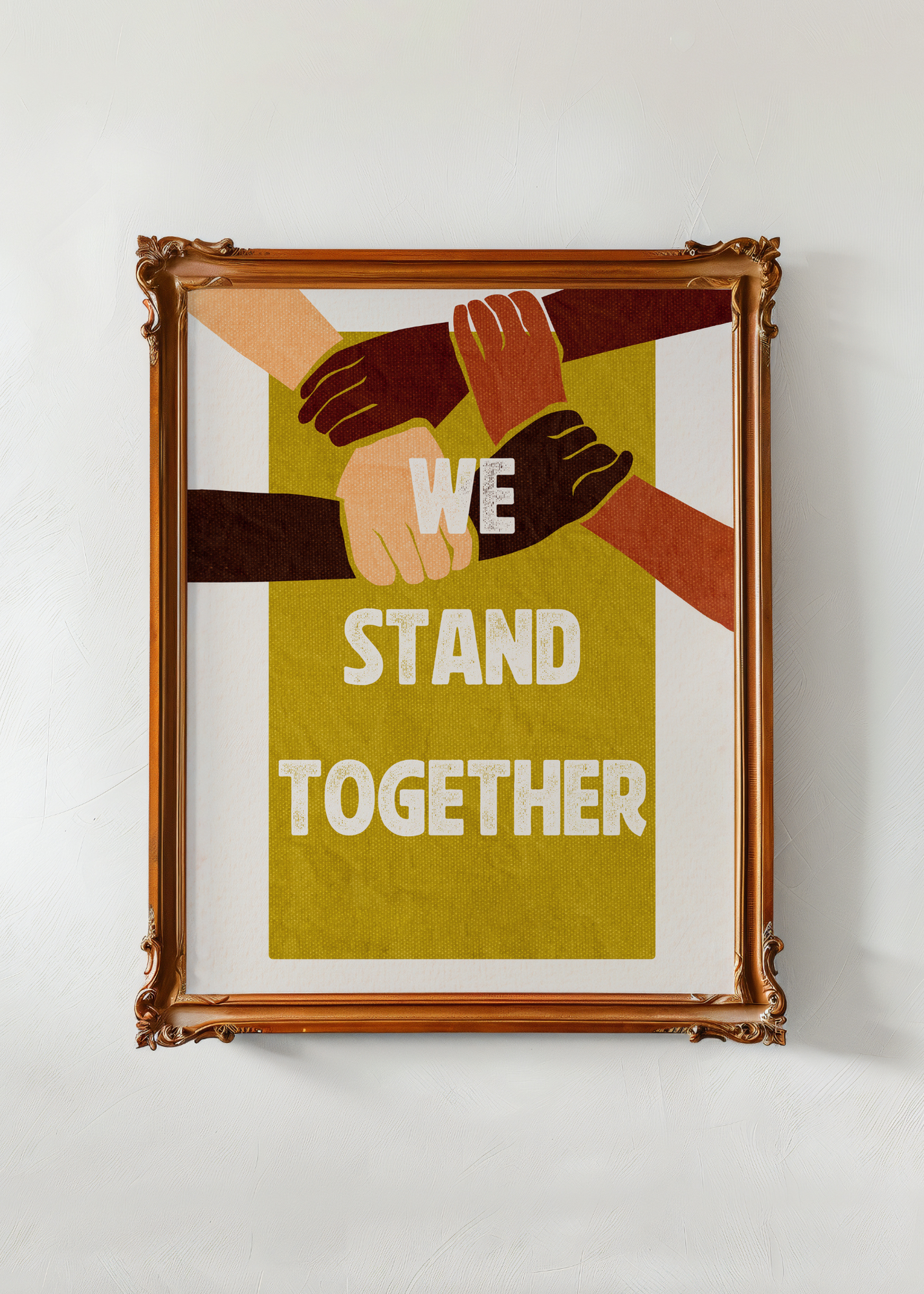 Stand Together, Green— Digital Art Print – Humble Oak Candle Co